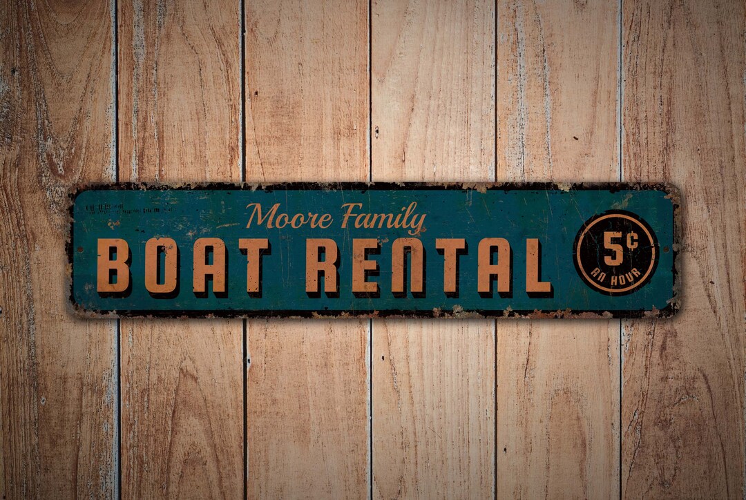 Custom Boat Rental Sign - Boat Rental Decor - Boat Rental Sign ...