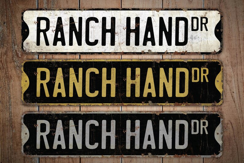 Ranch Hand Ranch Hand Sign Ranch Hand Decor Vintage - Etsy
