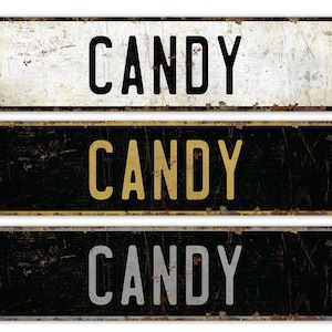 Candy - Candys Sign - Candy Bar Sign - Candy Bar Decor - Custom Candy ...