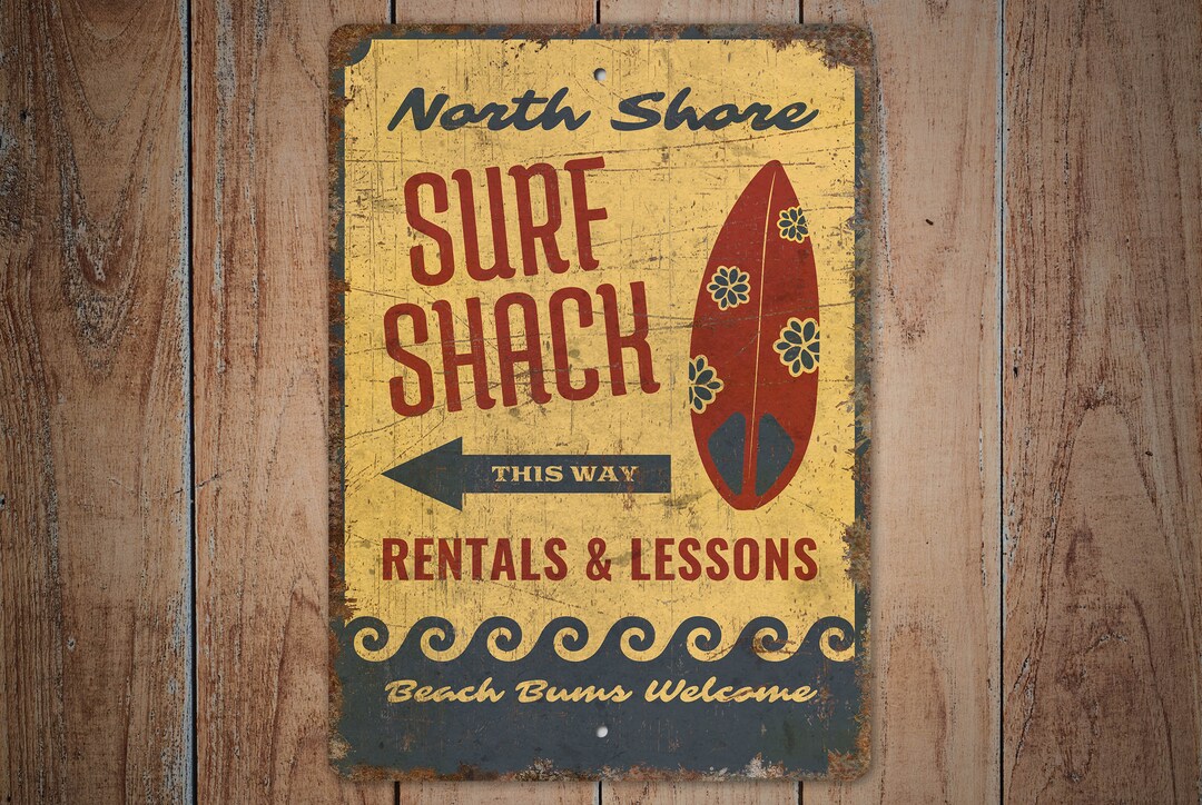 Surf Shack Sign - Surf Shack Decor - Surf Shack - Surfing Lover Gift ...