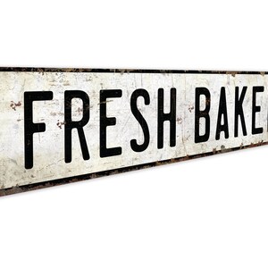 Fresh Baked - Fresh Baked Sign - Custom Fresh Baked - Vintage Style ...