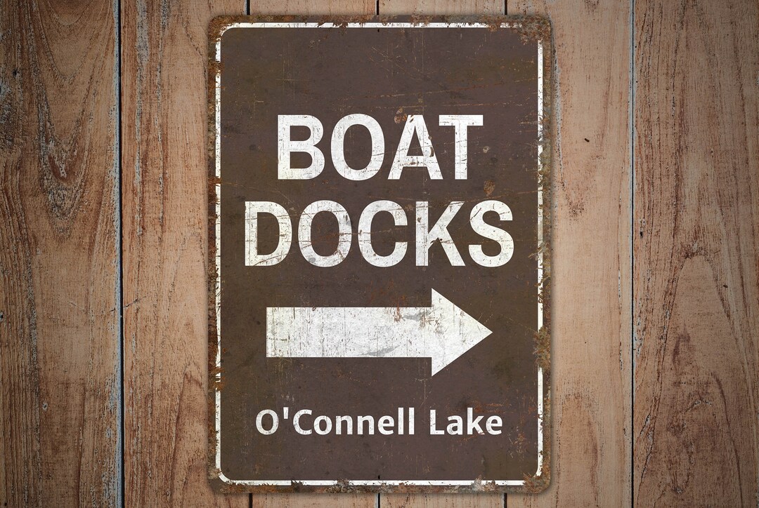 Boat Docks Sign - Boat Docks Decor - Boat Docks - Boat Rental Sign ...