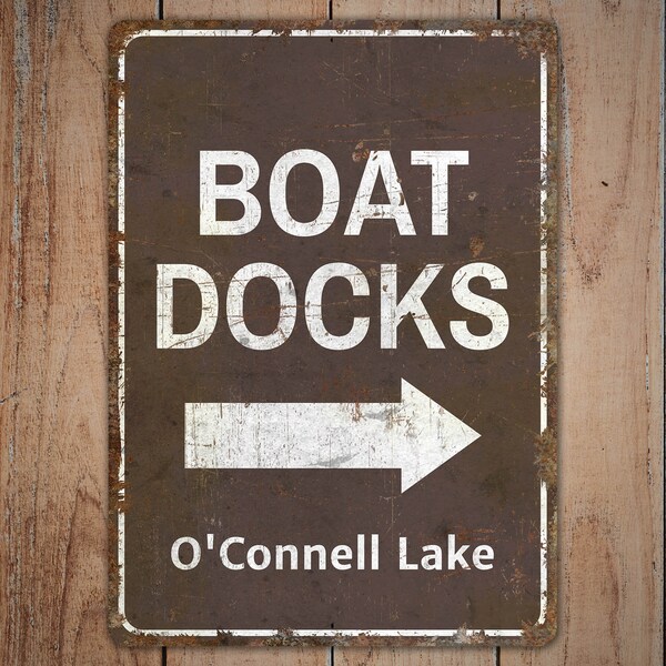 Boat Dock Sign - Etsy