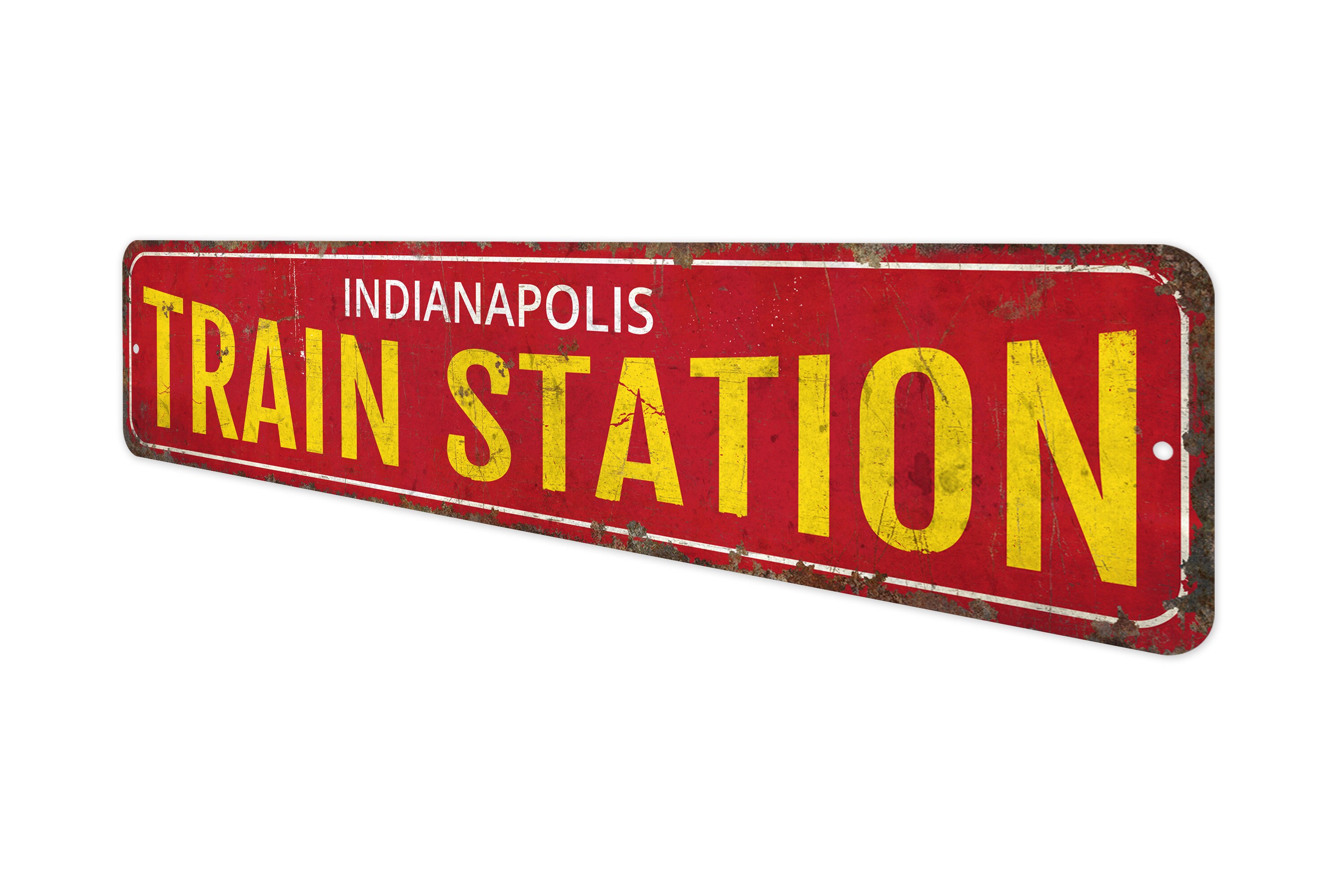 Train Station Sign Custom Train Station Train Station - Etsy