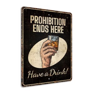 Prohibition Ends Here - Have Beer Bar Sign - Beer Bar Decor - Pub Sign ...