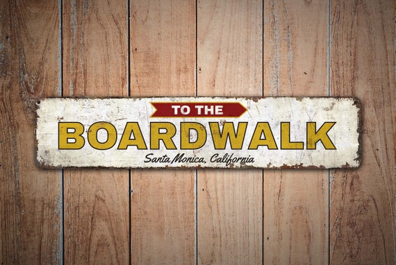 To the Boardwalk Sign Boardwalk Sign Custom Boardwalk | Etsy