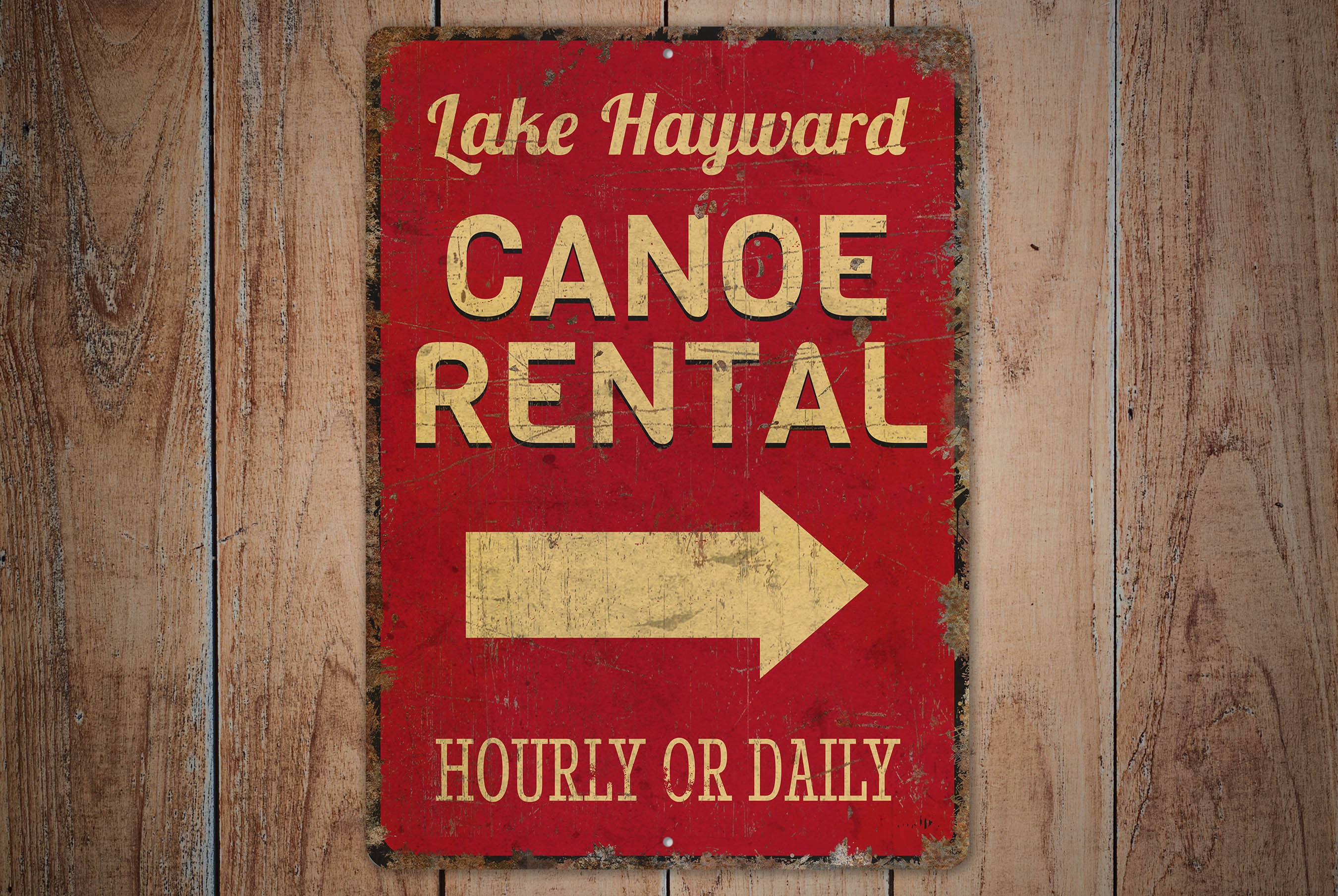 Canoe Rental - Canoe Rental Sign - Lake House Decor - Canoe Rental Sign ...