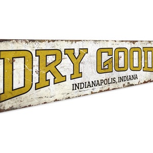 Dry Goods Sign - Groceries Sign - Vintage Style Sign - Dry Goods Store ...