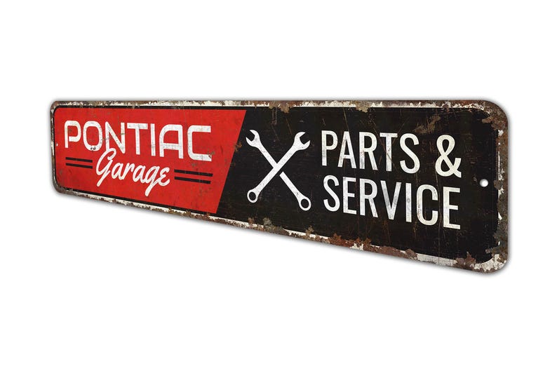 Pontiac Garage - Pontiac Owneer Gift - Pontiac Garage Decor - Pontiac ...