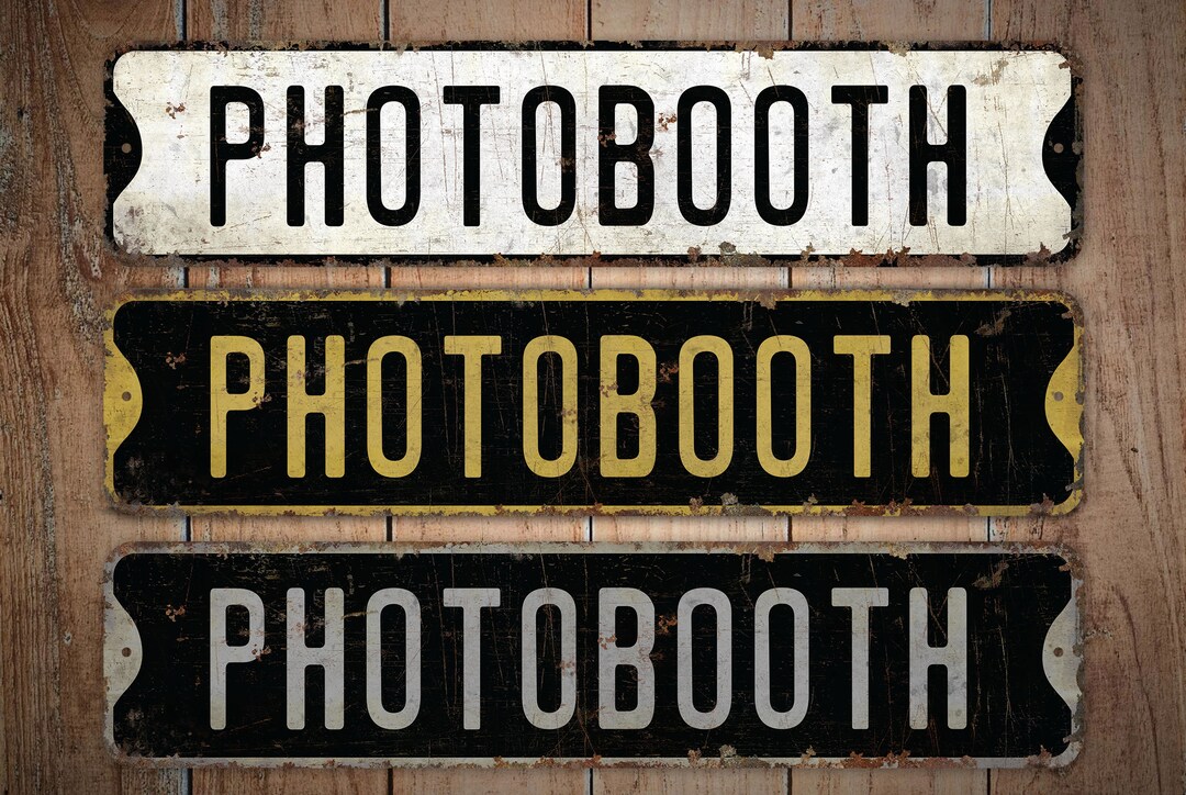 Photobooth - Photobooth Sign - Vintage Style Sign - Photobooth Decor ...