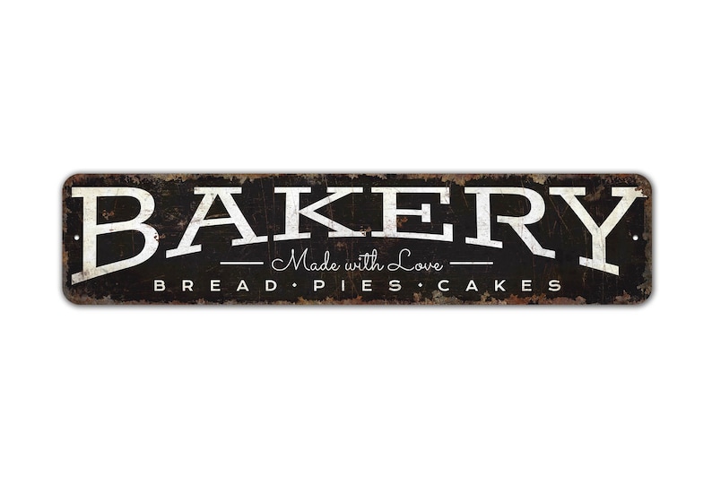 Bakery Sign - Bakery Decor - Fresh Bread Sign - Pies and Cake Sign ...
