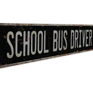School Bus Driver - School Bus Driver Sign - School Bus Driver Decor ...