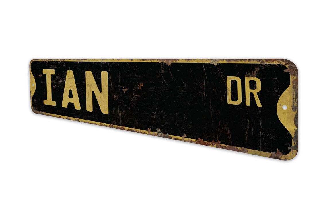 Ian Name Sign - Kids Room Door Sign - Boys Room Sign - Custom Name Sign ...