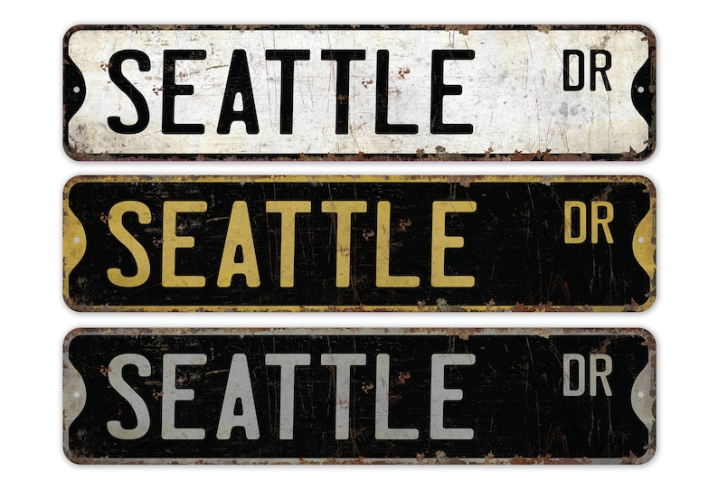Seattle - Seattle Sign - Seattle Gift - Seattle Visitor - USA City ...
