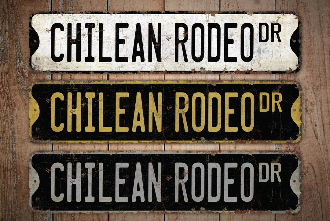 Chilean Rodeo - Chilean Rodeo Sign - Rodeo Game - Rodeo Decor - Custom ...