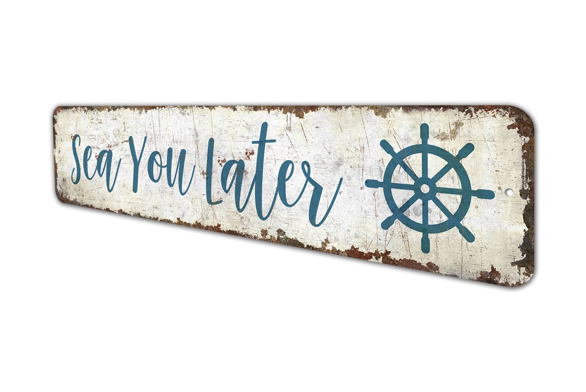 Sea You Later Sign - Sea You Later - Beach Sign - Beach Decor - Beach ...