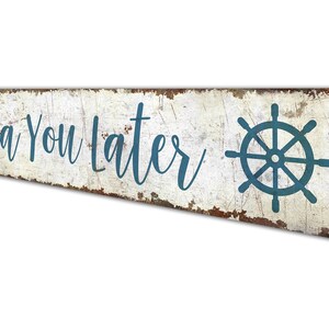 Sea You Later Sign Sea You Later Beach Sign Beach Decor Beach House ...
