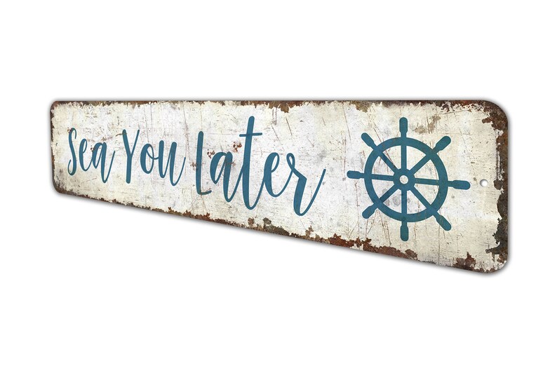 Sea You Later Sign - Sea You Later - Beach Sign - Beach Decor - Beach ...