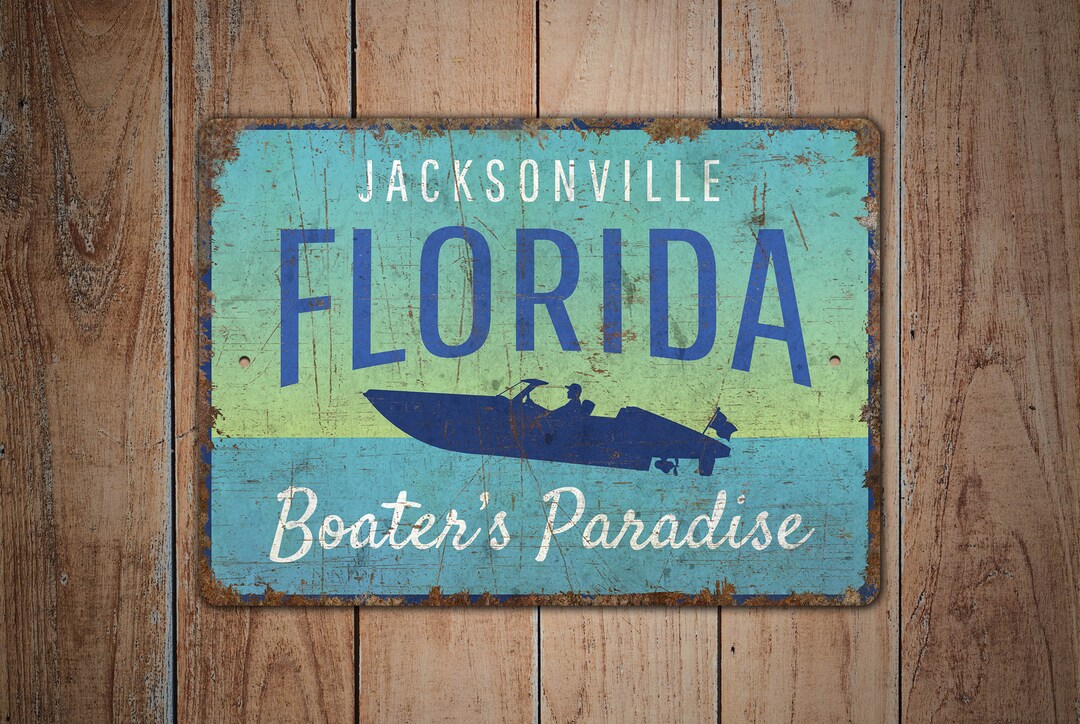 Boater's Paradise - Florida Beach Sign - Beach Decor - Florida Beach ...