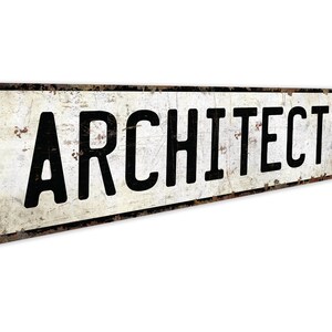 Architect - Architect Sign - Architect Decor - Vintage Style Sign ...