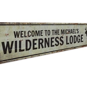 Wilderness Lodge - Wilderness Lodge Sign - Lodge Decor - Vintage Style ...