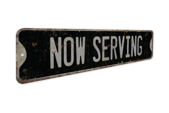 Now Serving Sign Buy Our "Now Serving Breakfast" Banner From Signs