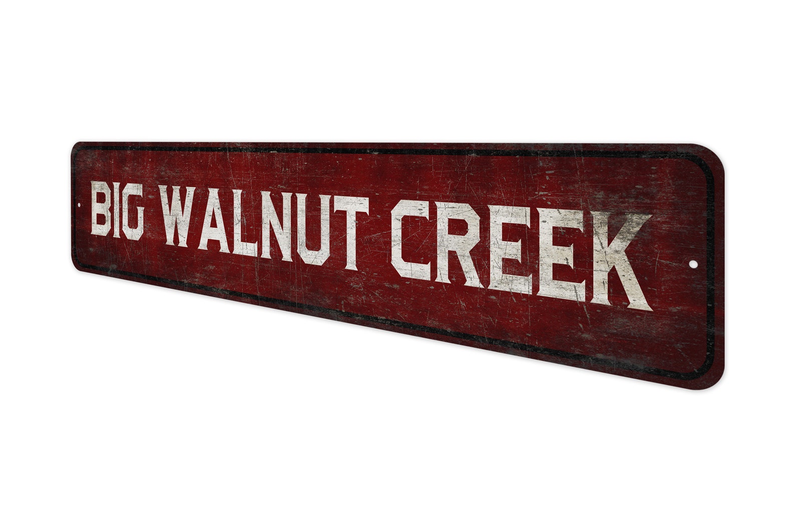 Big Walnut Creek Sign Custom Walnut Creek Sign Vintage - Etsy