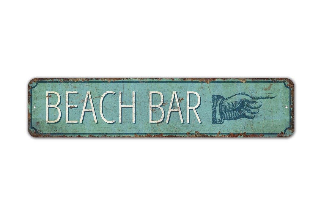 Beach Bar Sign - Beach Bar Decor - Beer Bar Sign - Beach Bar - Beer Bar ...