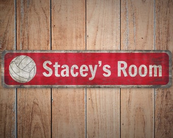 Volleyball Metal Sign - Etsy