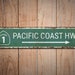 Pacific Coast HWY Sign - Pacific Coast Decor - Highway Sign - Direction ...