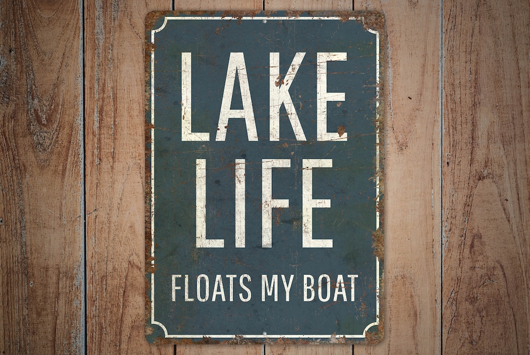 Lake Life Sign - Lake Life Decor - Lake House Sign - Lake House Decor ...
