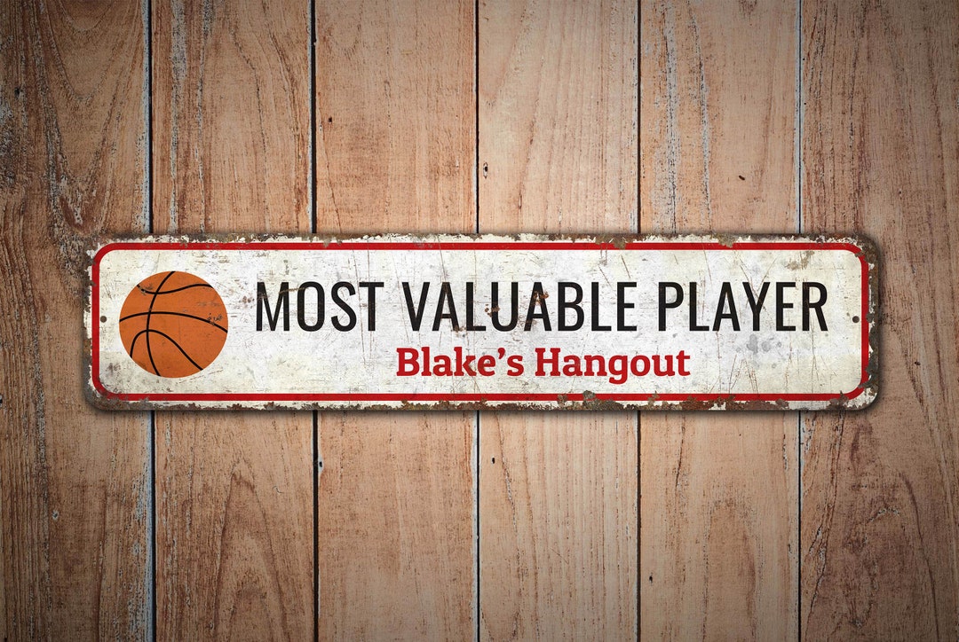 Most Valuable Player Kids Room Sign Kids Room Decor Vintage Style Sign ...