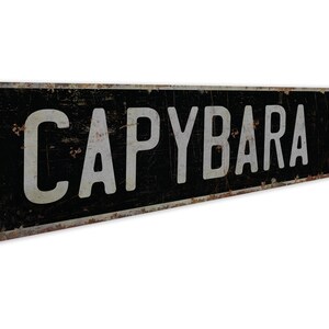 Capybara - Capybara Sign - Capybara Decor - Vintage Style Sign - Custom ...