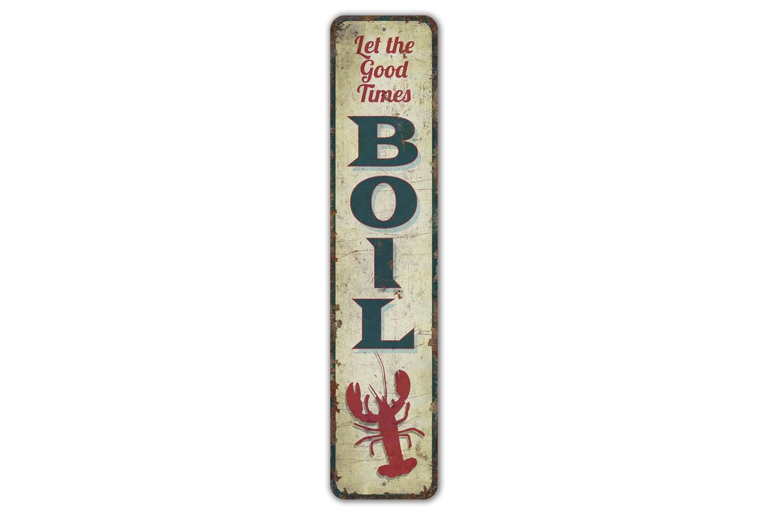Let the Good Times Boil Sign - Beach House Sign - Beach Lover Gift ...