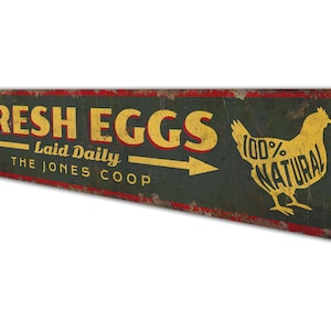 Fresh Eggs Sign - Fresh Eggs - Egg Farm Sign - Farm Decor - Chicken ...