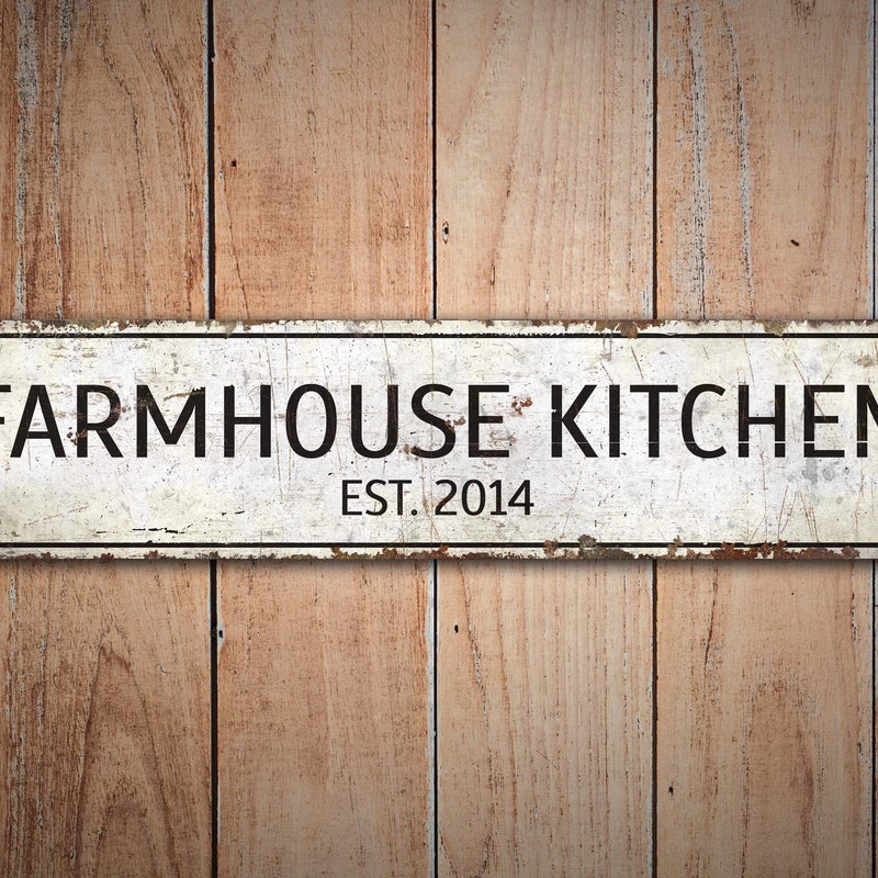 Rustic Kitchen Sign - Etsy