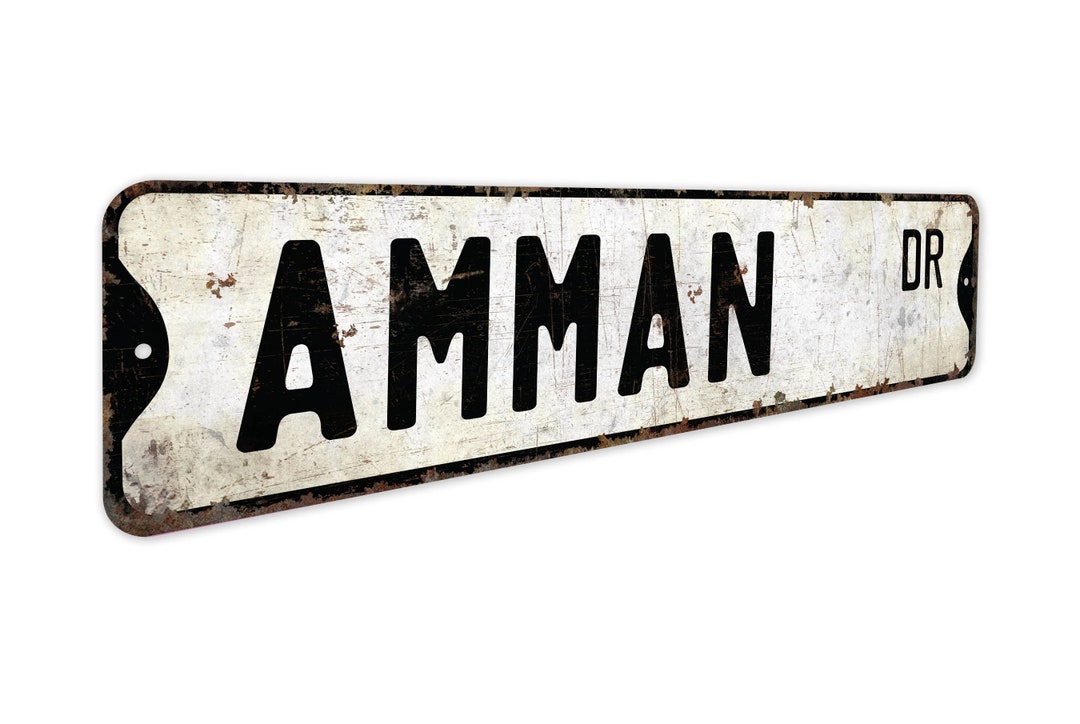 Amman - Amman Sign - Amman Gift - Amman Native - Amman Visitor Momento ...