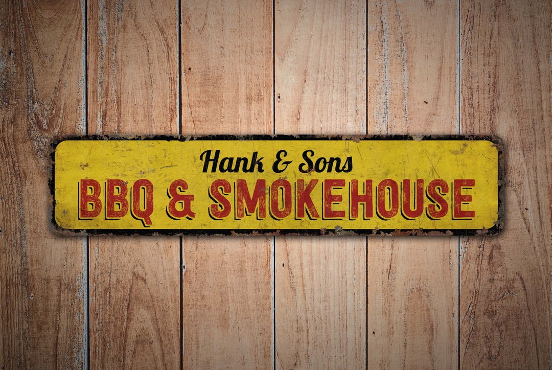 BBQ and Smokehouse - Smokehouse Sign - Smokehouse Decor - BBQ Shack ...