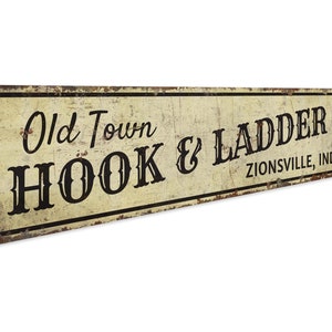 Hook and Ladder - Hook and Ladder Sign - Hook and Ladder Decor ...