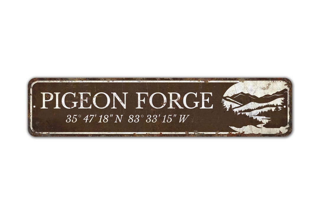 Pigeon Forge Sign - Great Smoky Mountain Sign - National Park Decor ...