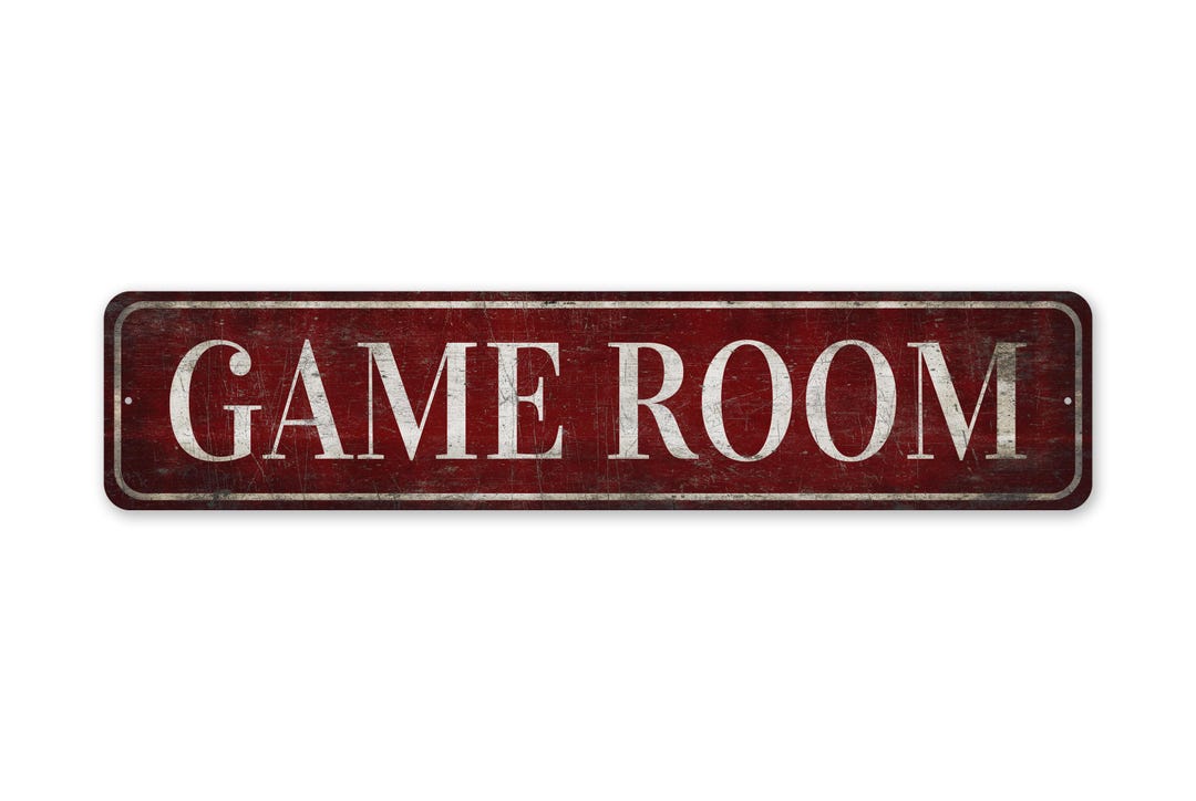 Game Room Sign - Gamer Room Zone - Game Room Decor - Video Game Room ...
