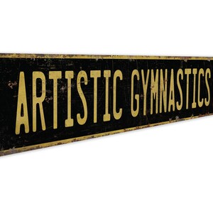 Artistic Gymnastics - Artistic Gymnastics Sign - Gymnastics Sign ...