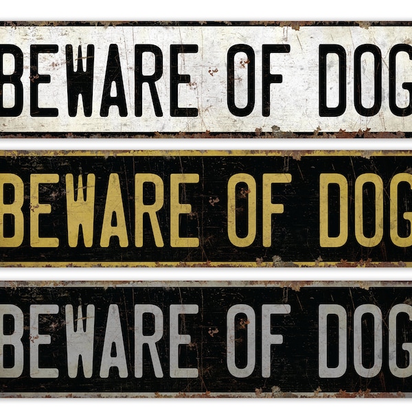 Beware of Dog Sign - Etsy