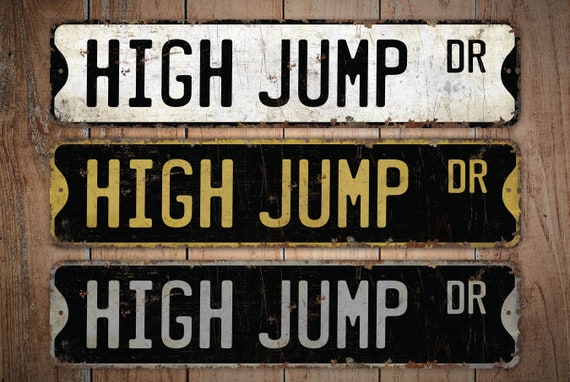 High Jump High Jump Sign High Jump Game High Jump Decor - Etsy