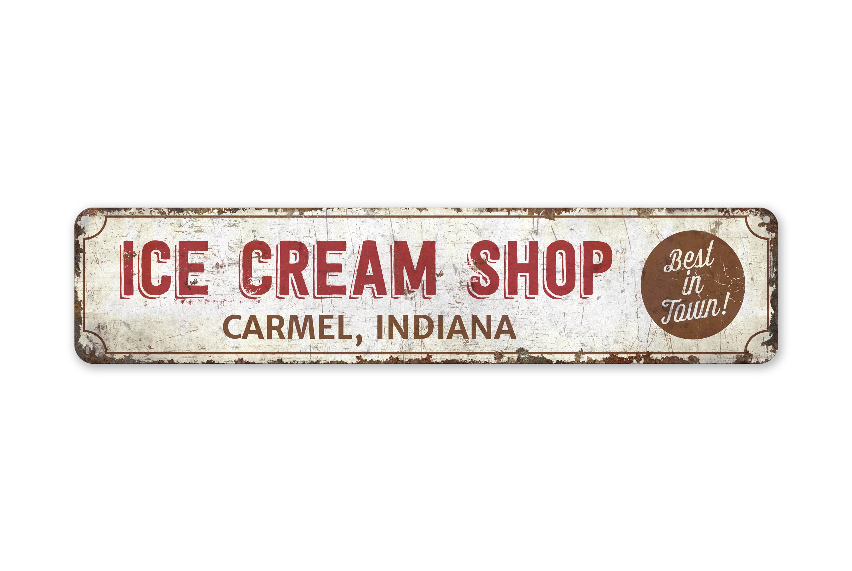 Ice Cream Shop Sign Ice Cream Shop Vintage Style Sign - Etsy