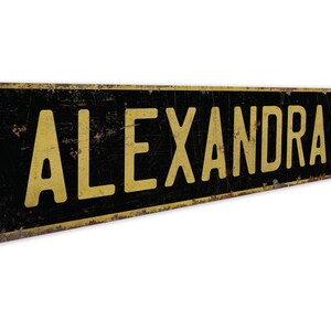 Alexandra Name Sign - Name Sign - Children Name Sign - Home Decor ...