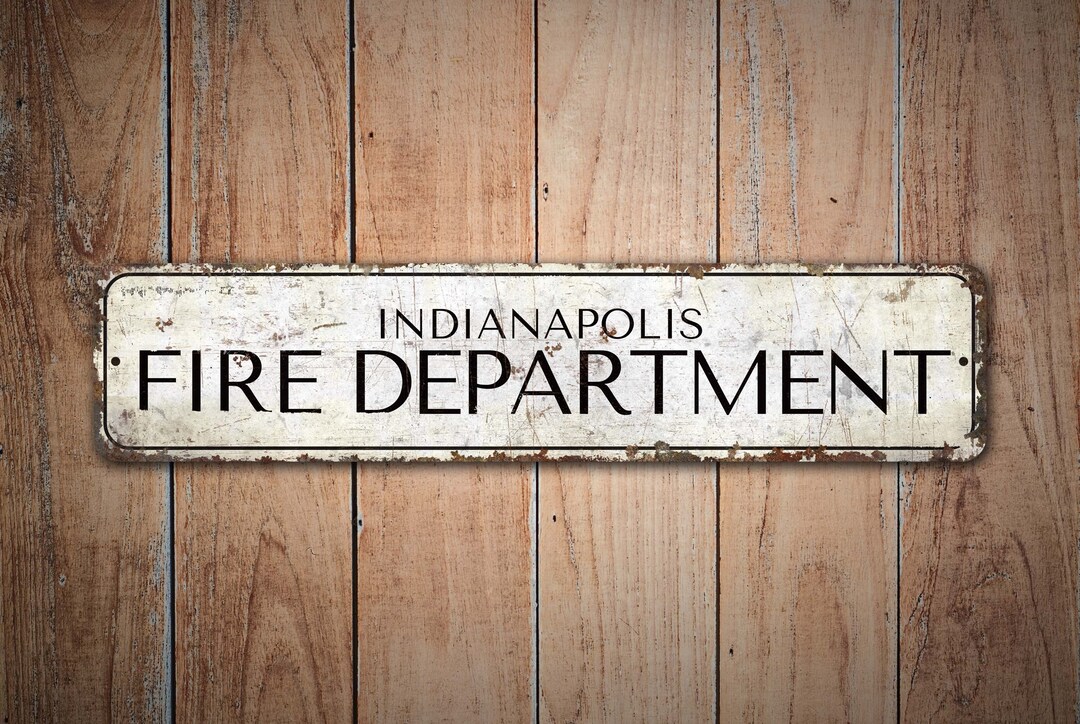 Fire Department Sign - Vintage Style Sign - Fire Department - Fire ...