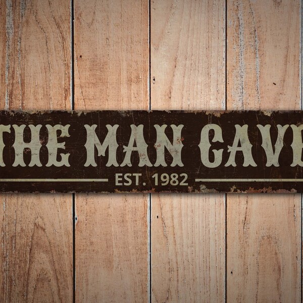 Man Cave Sign - Etsy Canada