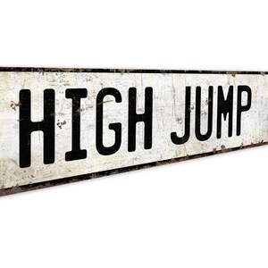 High Jump - High Jump Sign - High Jump Game - High Jump Decor - Custom ...
