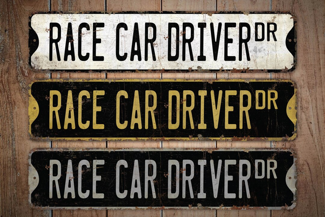 Race Car Driver - Race Car Driver Sign - Race Car Driver Decor ...